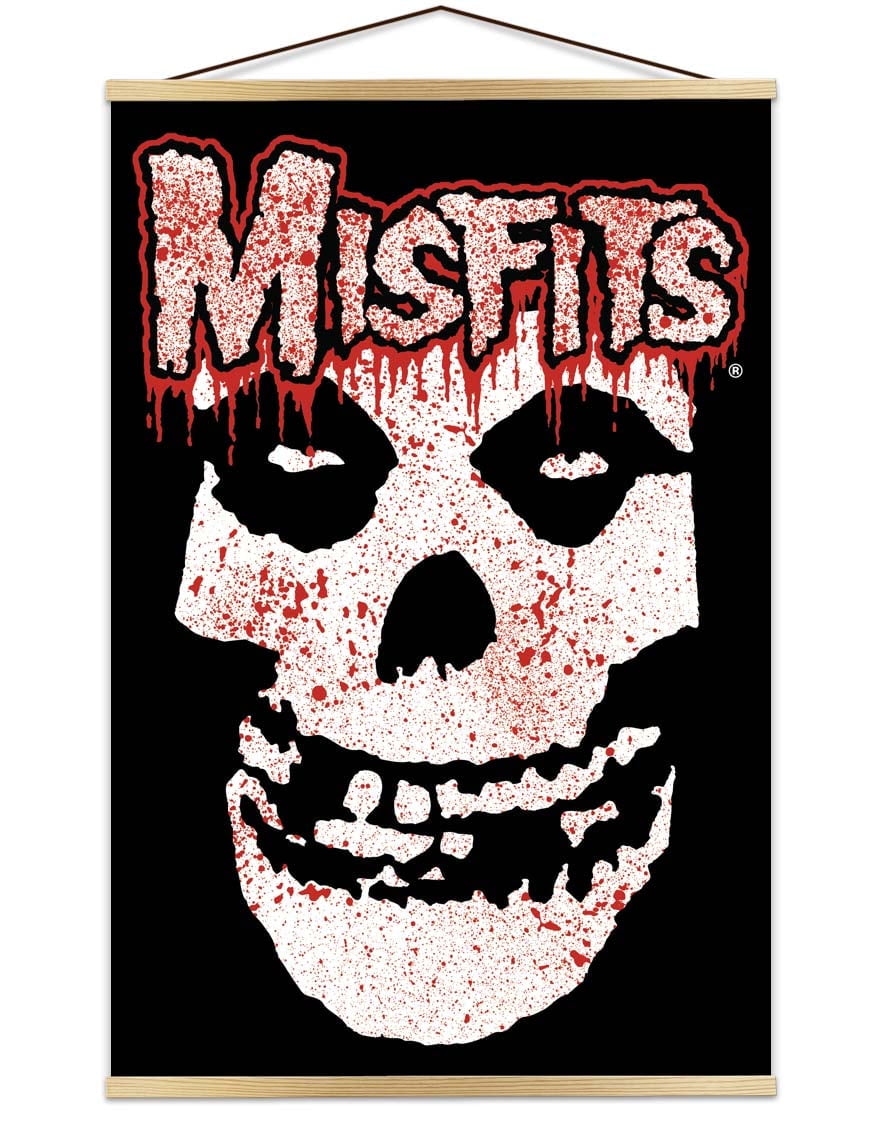 Misfits - Fiend Skull Splatter Poster - Officially Licensed - 24" x 36 ...