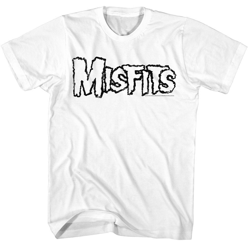 Misfits Logo Outline Music Shirt - Walmart.com