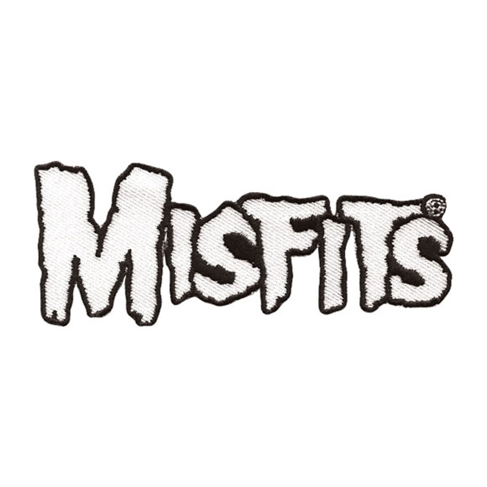 Misfits Men's Bone White Logo Embroidered Patch White - Walmart.com