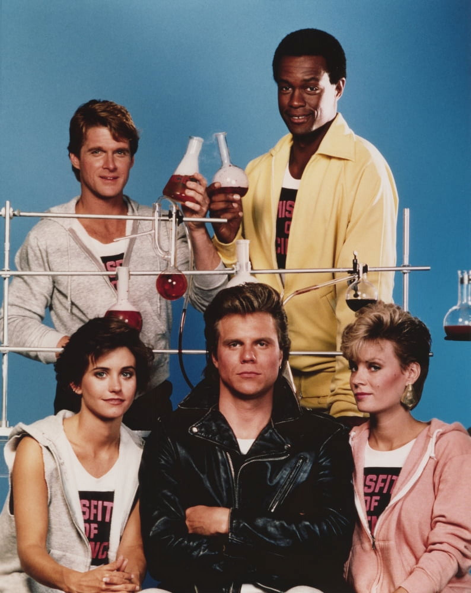 Misfits Of Science Group Posed in Blue Background Photo Print (8 x 10 ...