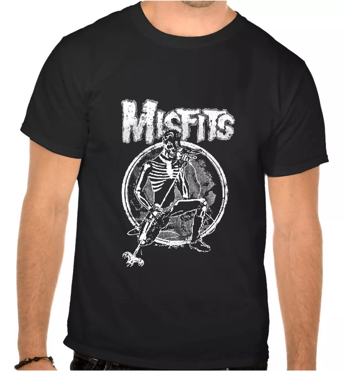 Misfits Rock Music Logo Black T-Shirt -1047 - Walmart.com