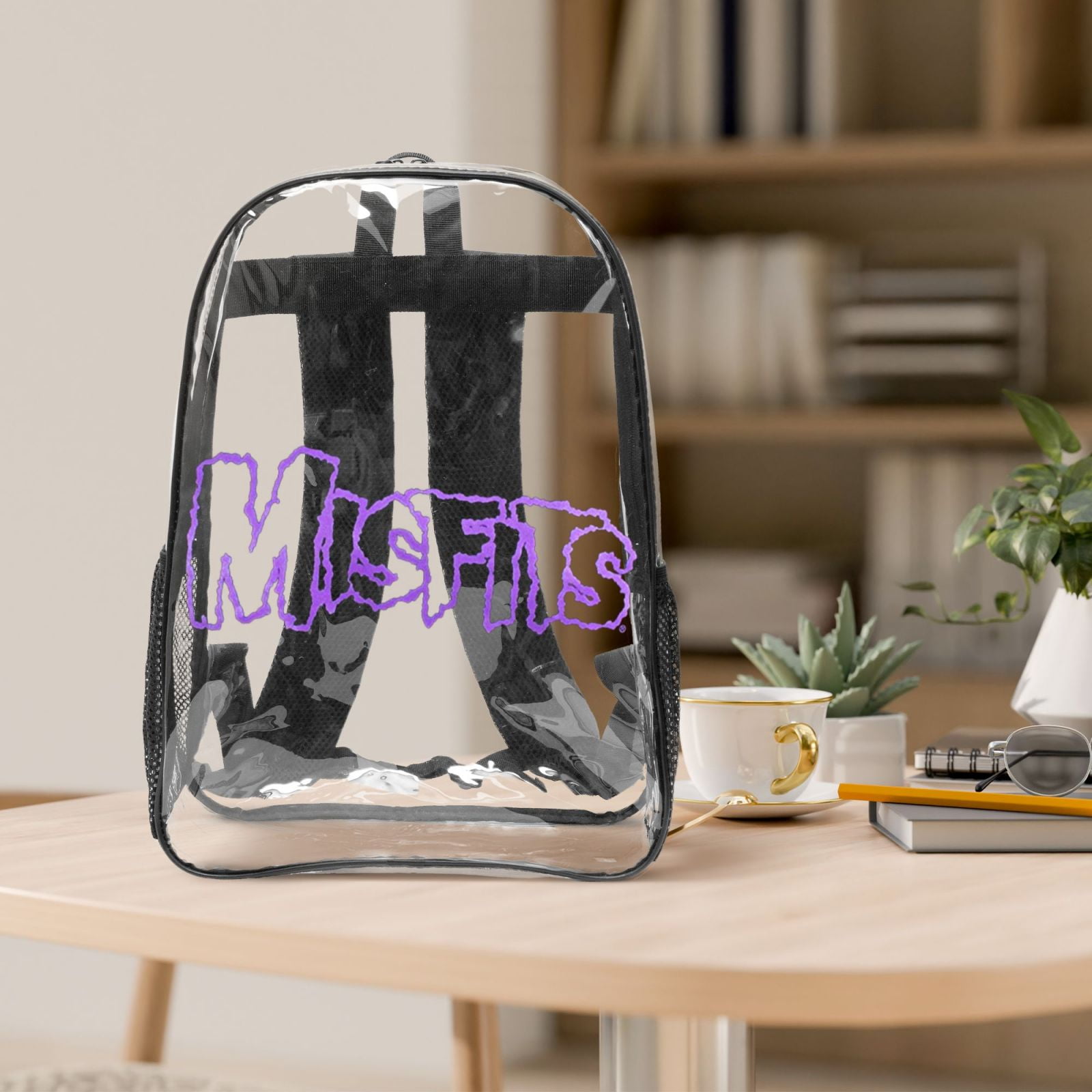 Misfits The Die Die My Darling Transparent Backpack Heavy Duty - Pvc ...