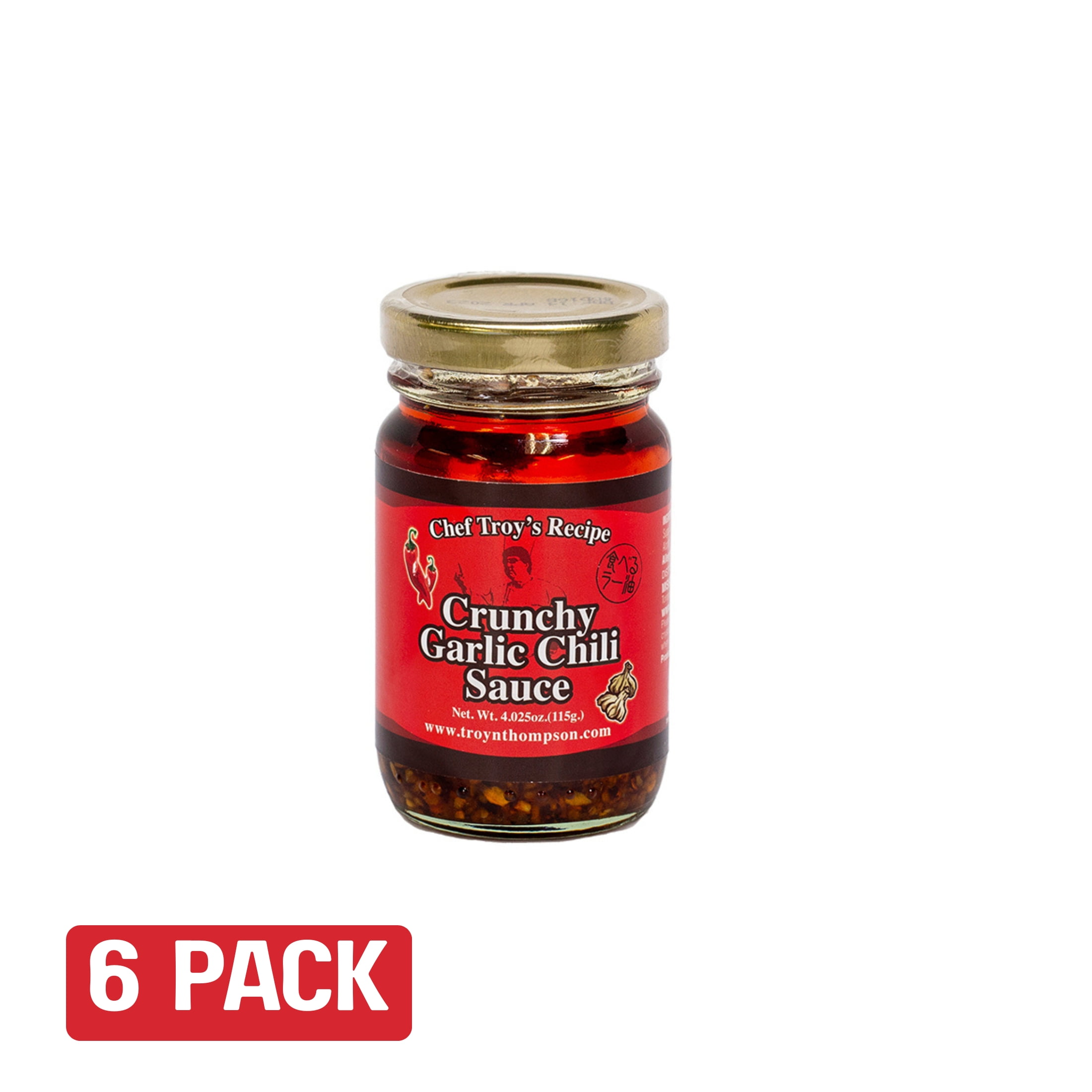Mishima Foods Chef Troy's Recipe Crunchy Garlic Chili Sauce Hot, 4.05oz ...