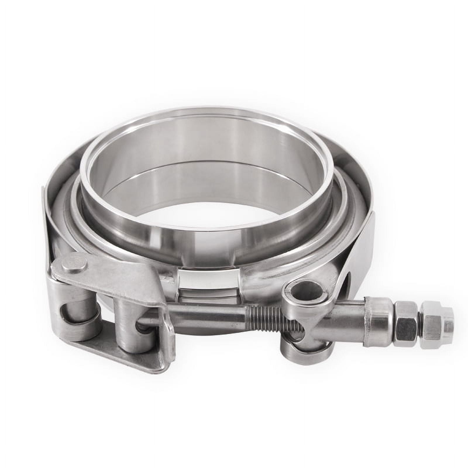 Mishimoto MMCLAMP-VS-3 Stainless Steel V-Band Clamp w/ Flanges, 3" (76 ...
