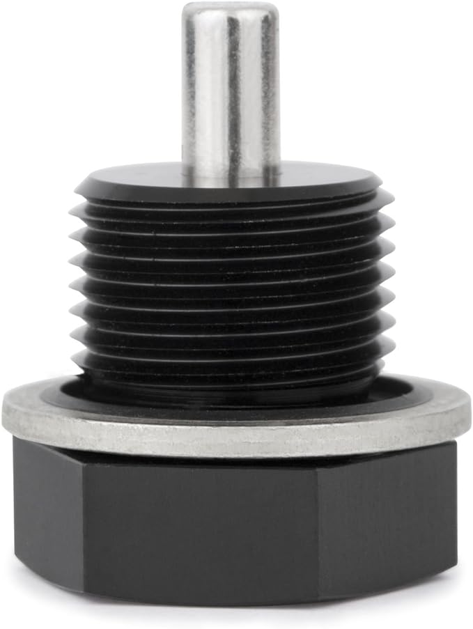 Mishimoto MMODP Magnetic Oil Drain Plug M20 x 1.5, Black - Walmart.com