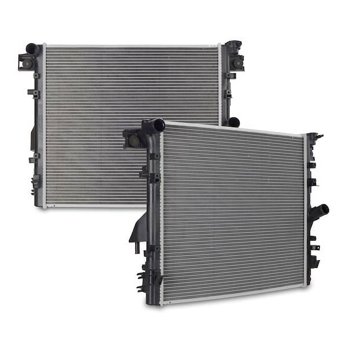 Royal Auto Mishimoto Plastic End-Tank Radiator, Aluminum Core, Fits ...