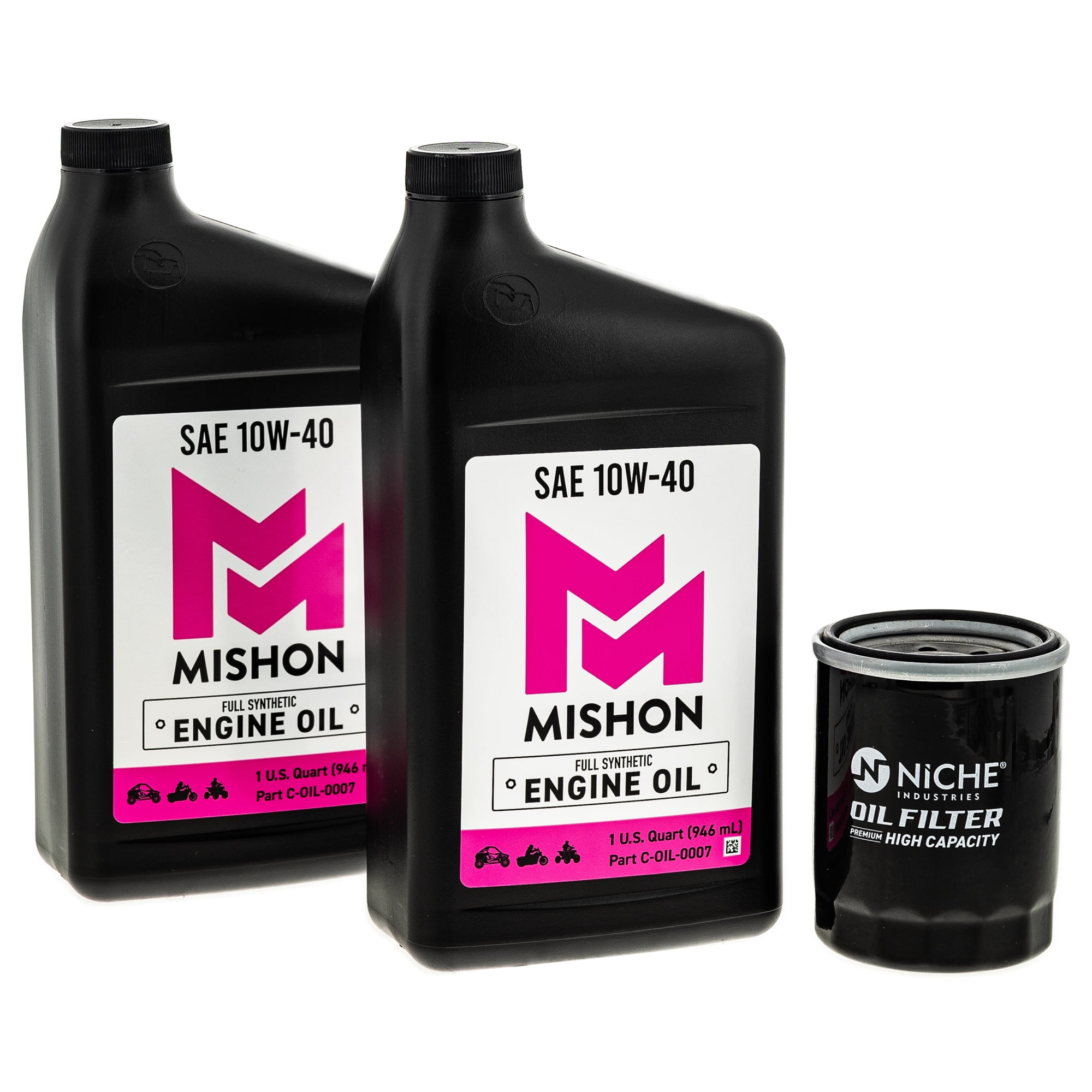 Mishon Engine Oil Change Kit for Arctic Cat 2008 Prowler XT 650 H1 4x4 ...