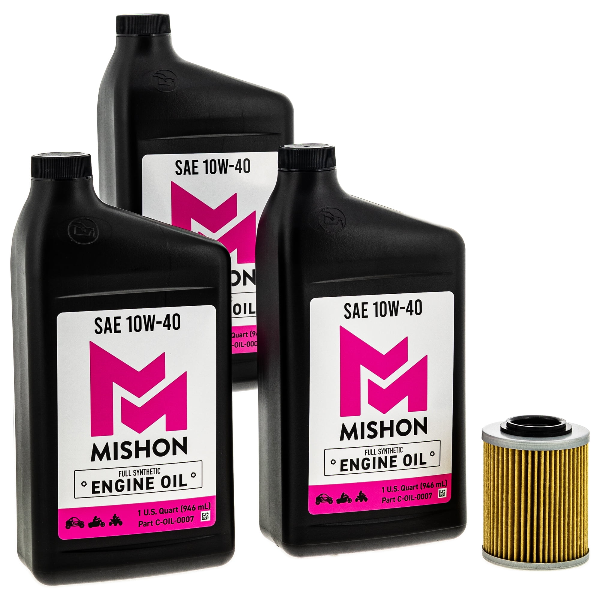 Mishon Engine Oil Change Kit for Can-Am 2019 Maverick Sport 1000R XMR ...