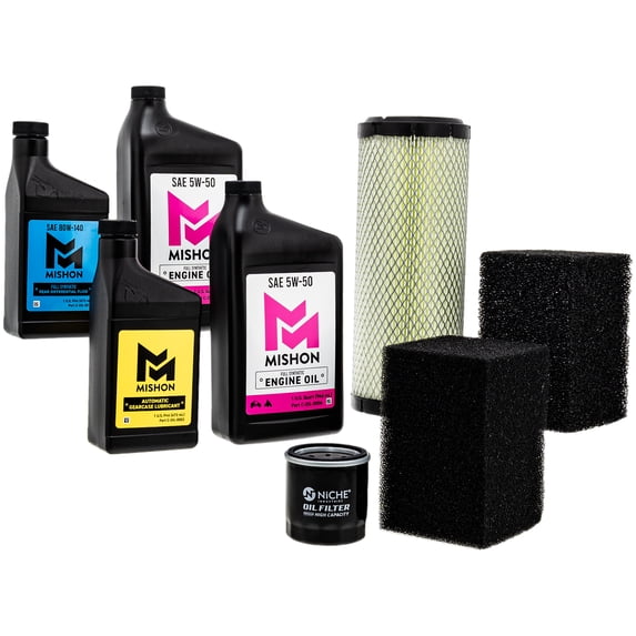 Mishon Full Service Oil Change Kit for Polaris Ranger 425 2x4 UTV 2002 ...