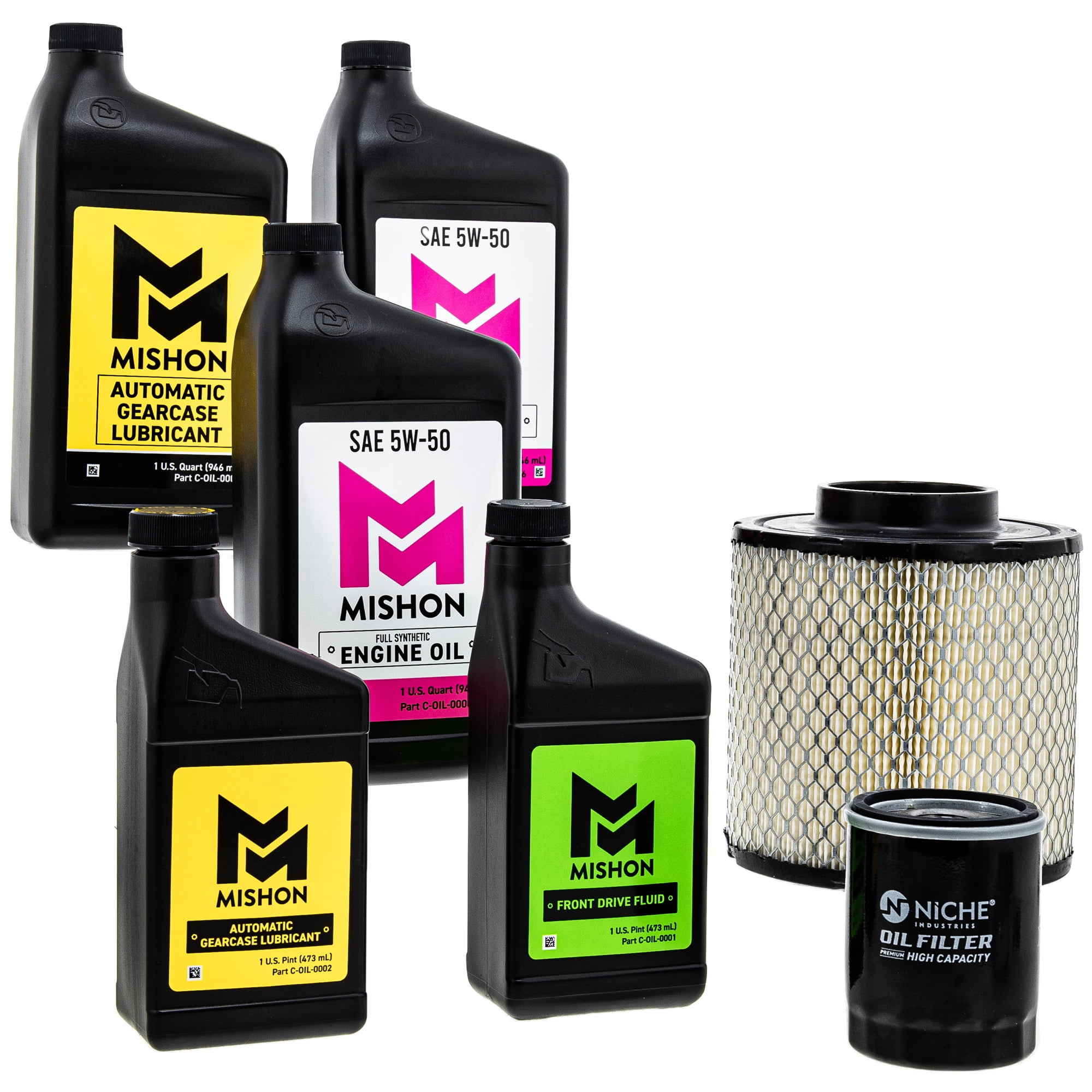 Mishon Full Service Oil Change Kit for Polaris Ranger 500 570 SP Crew ...