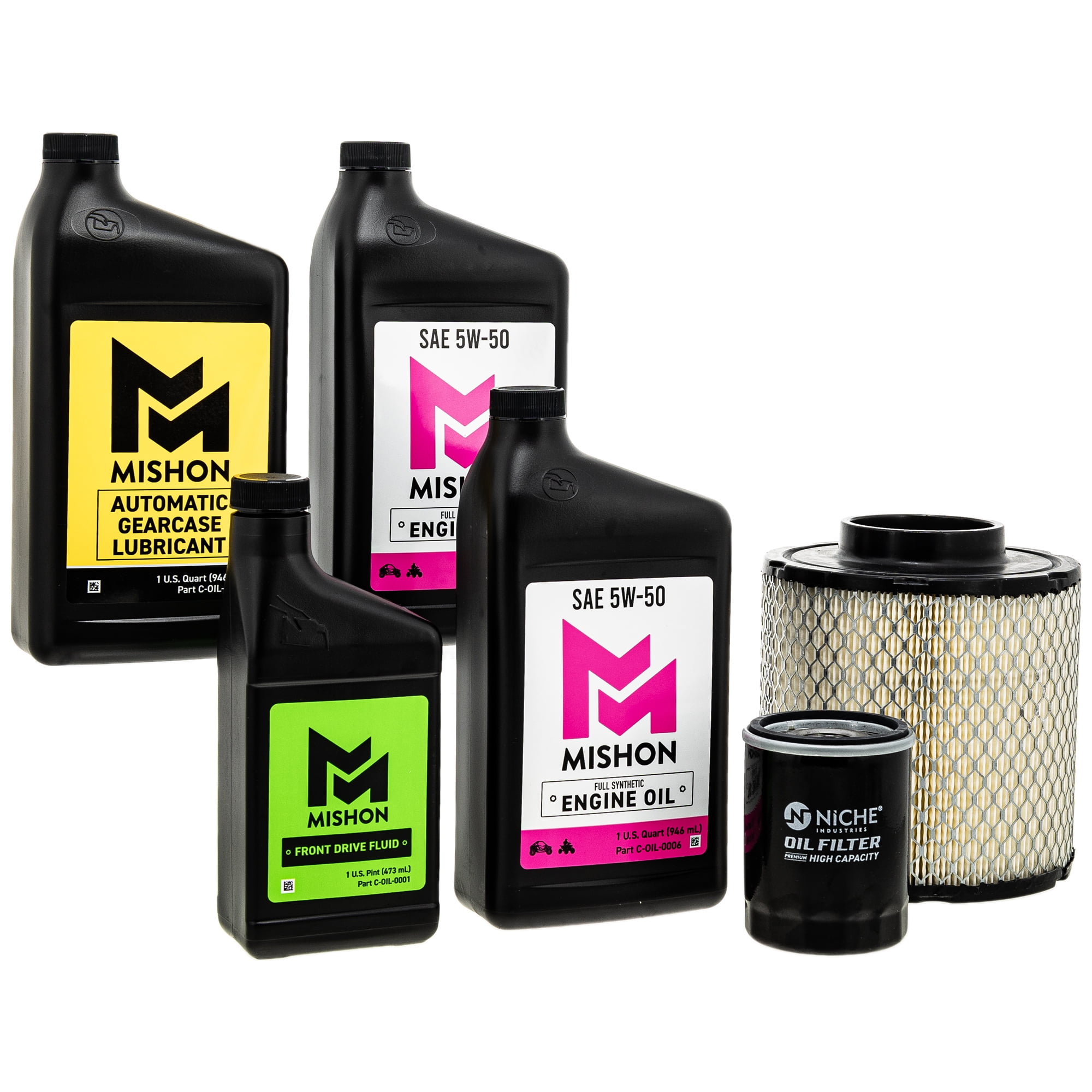 Mishon Full Service Oil Change Kit for Polaris Ranger 500 EFI UTV 2022 ...