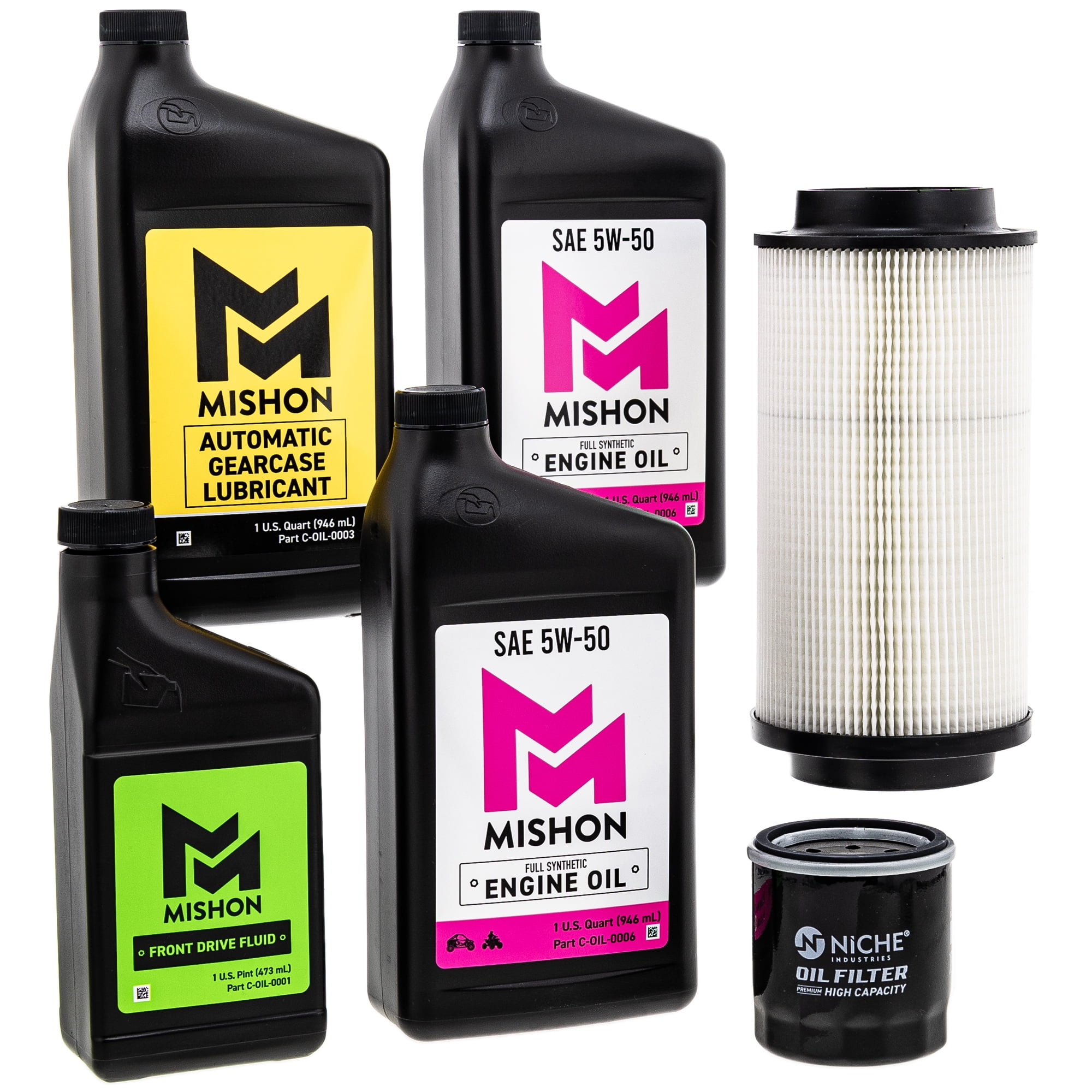 Mishon Full Service Oil Change Kit for Polaris Scrambler 500 Sportsman ...