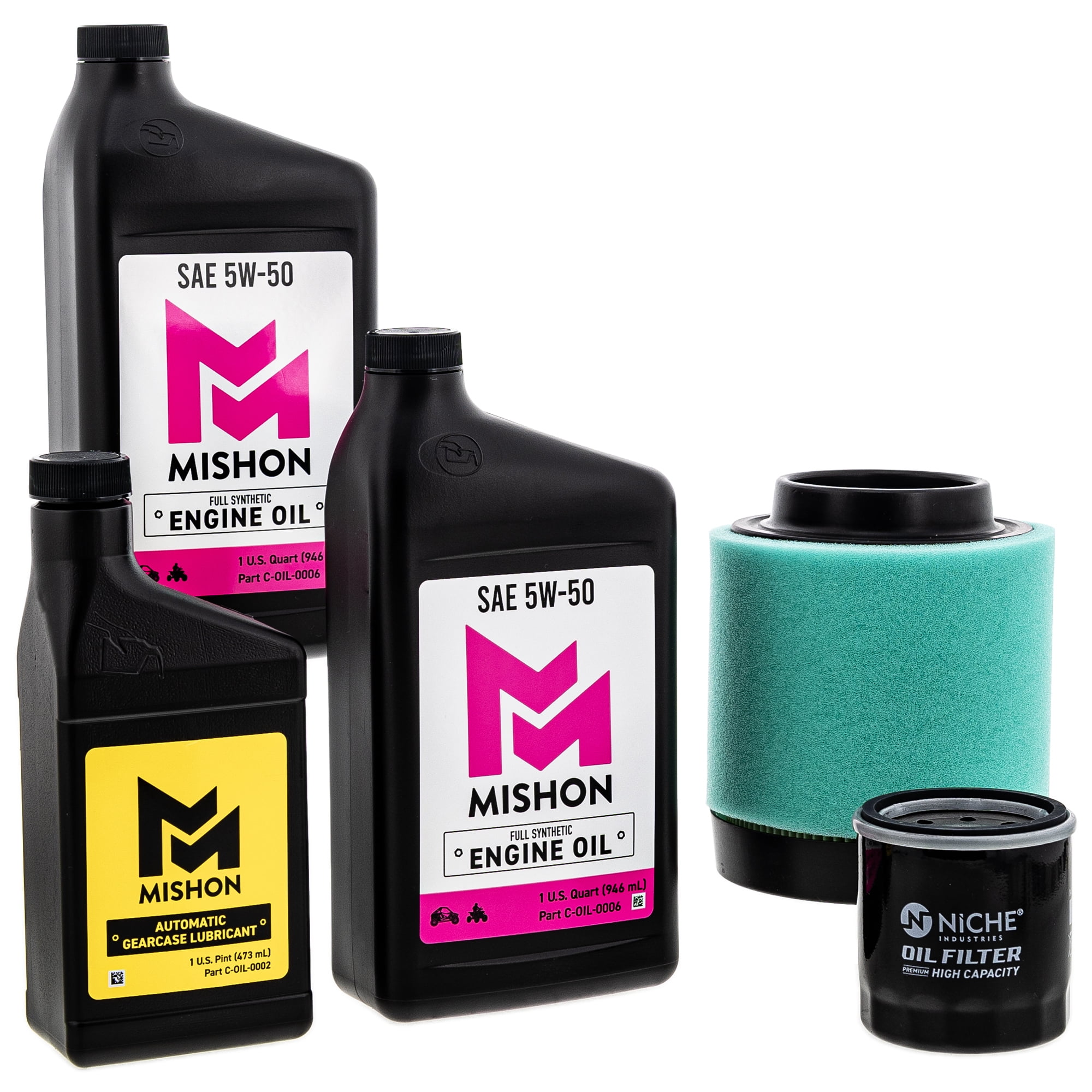 Mishon Full Service Oil Change Kit for Polaris Trail Boss Blazer 330 ...