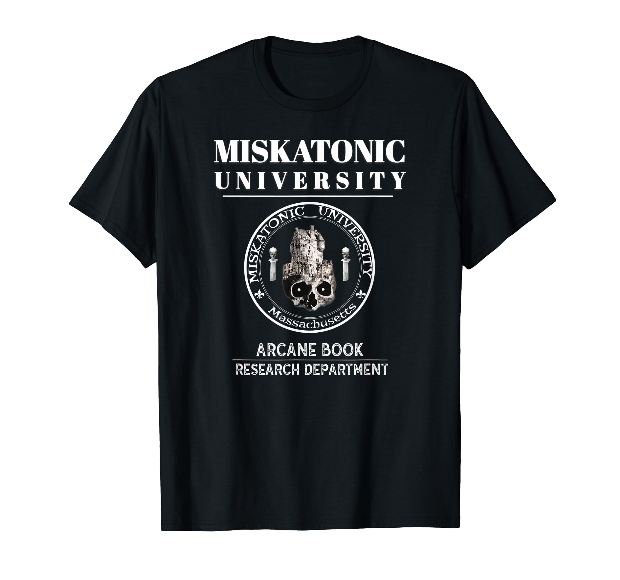 Miskatonic University. Arcane Book Research Department T-Shirt ...
