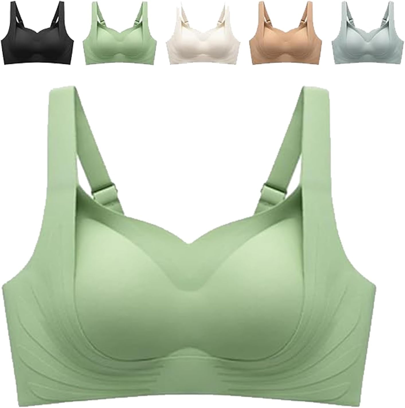 Miskyle Bra, Supportive Wireless Lift Bra for All-Day Comfort, Shaping ...