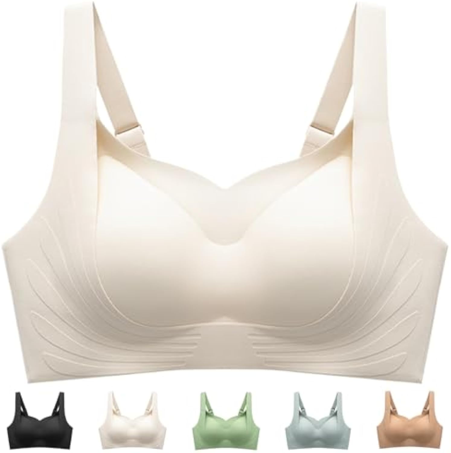 Miskyle Bra, Zenalift - Supportive Wireless Lift Wide Band Bra ...