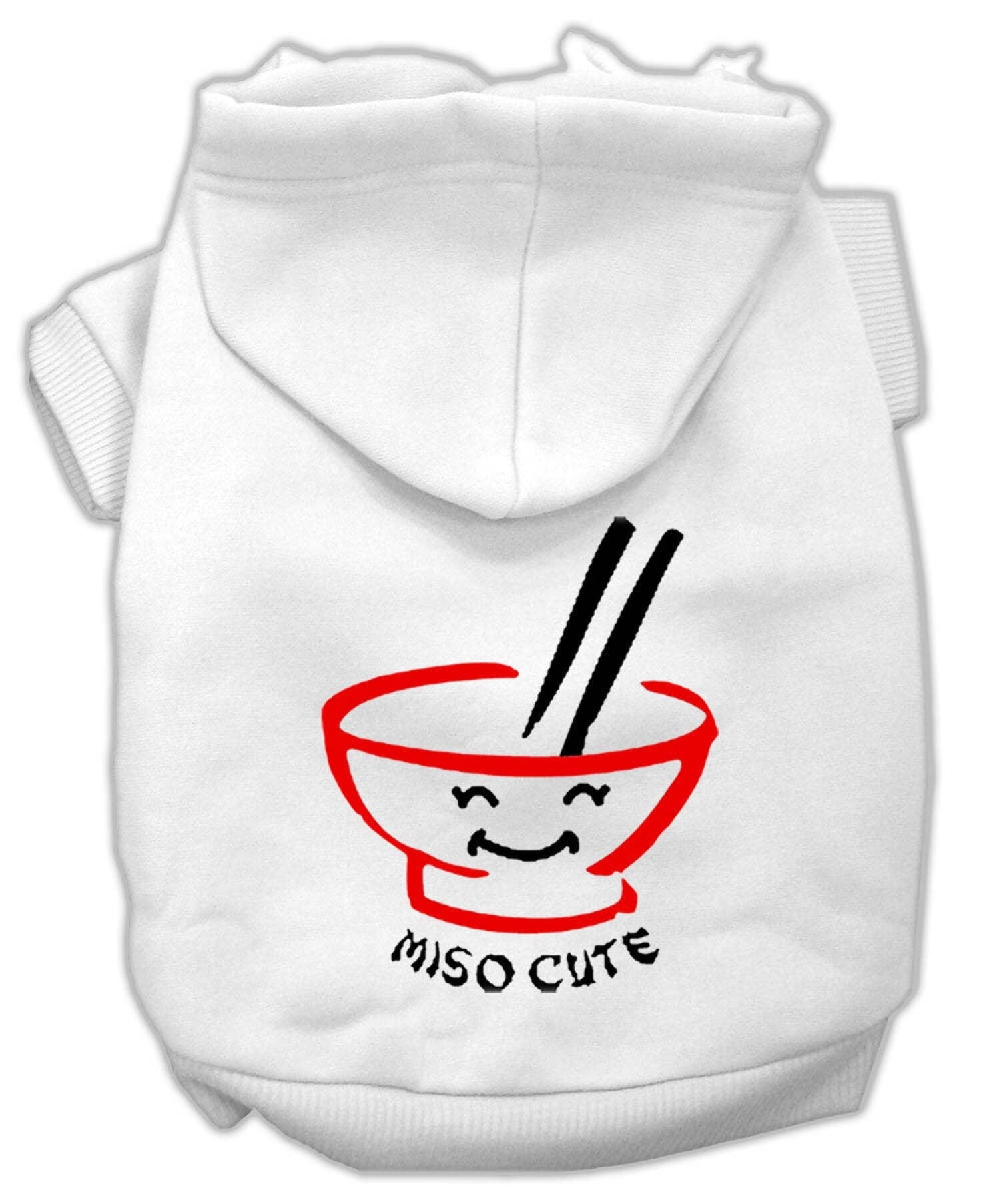Pet, Dog Cat Hoodie Screen Printed, "Miso Cute" - Walmart.com