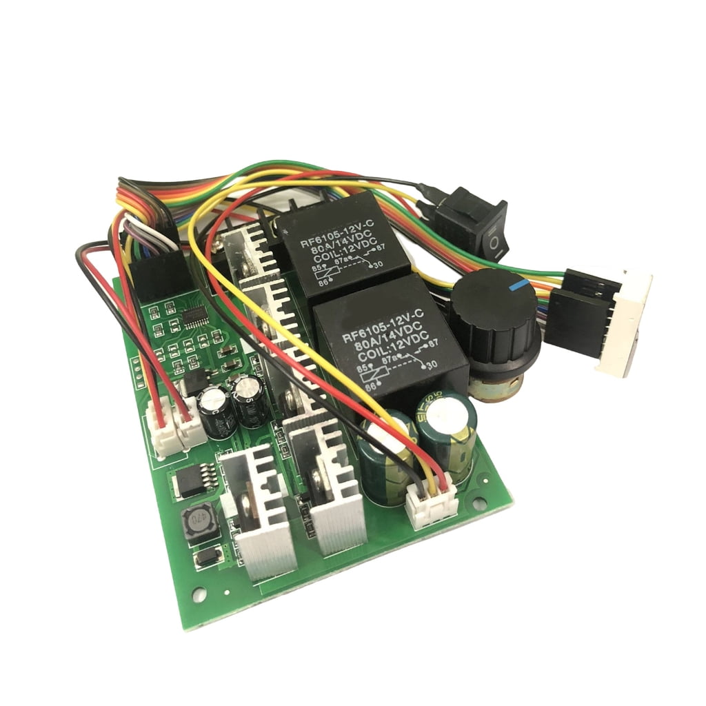 Misright 10-55V Bidirectional PWM Motor Speed Controller with Digital ...
