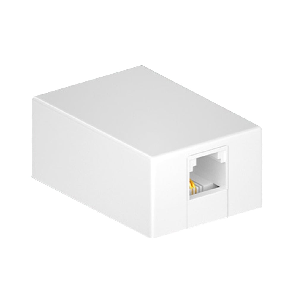 Misright 10pcs 1 to 1 Phone Jacks Surfaces Mount 2Screw Terminals to ...