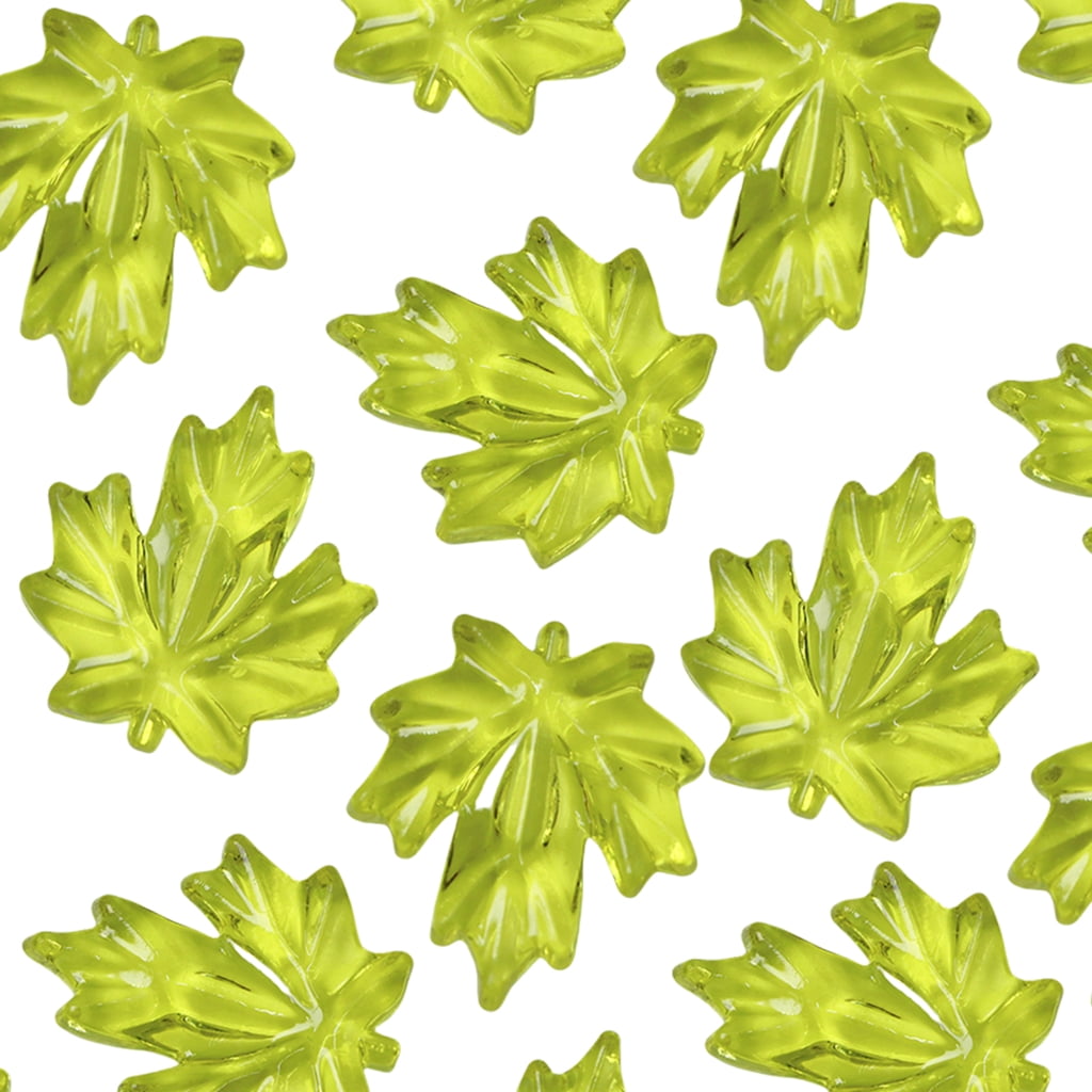 Misright 120pcs Acrylic Maple Leaves Scatter for Enhancing Thanksgiving ...