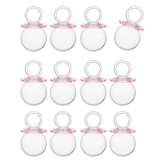 Misright 12PCS Fillable Pacifier Shape Candy Boxes for Baby Shower and ...