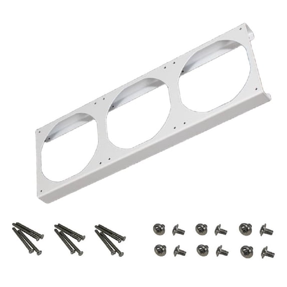 Misright 12cm Computer Fan Raising Bracket 25mm Height Galvanized Steel ...