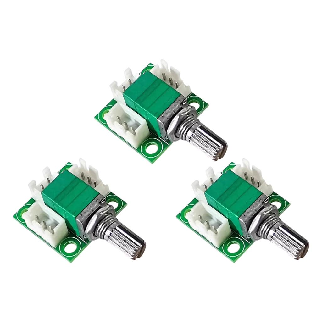 Misright 2 Channel Volumes Control Adapters Board B50K Potentiometer ...