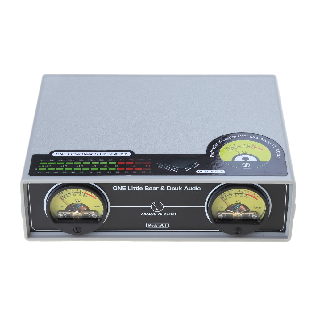 Misright 2-Way MIC/LINE VU Meter Audio Switcher Box for Speaker ...