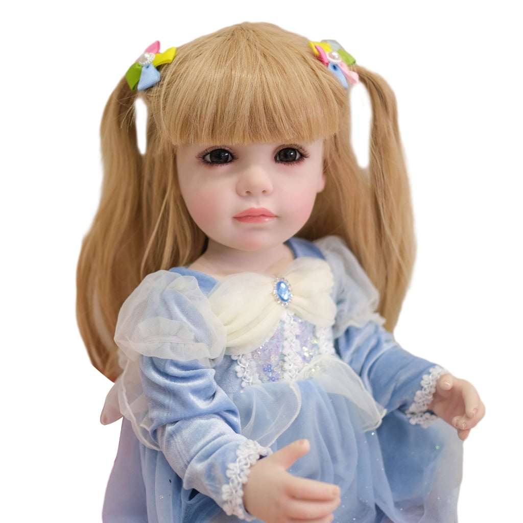 Misright 22in Poseable Rebirth Doll Toddler Silicone Baby Doll with ...