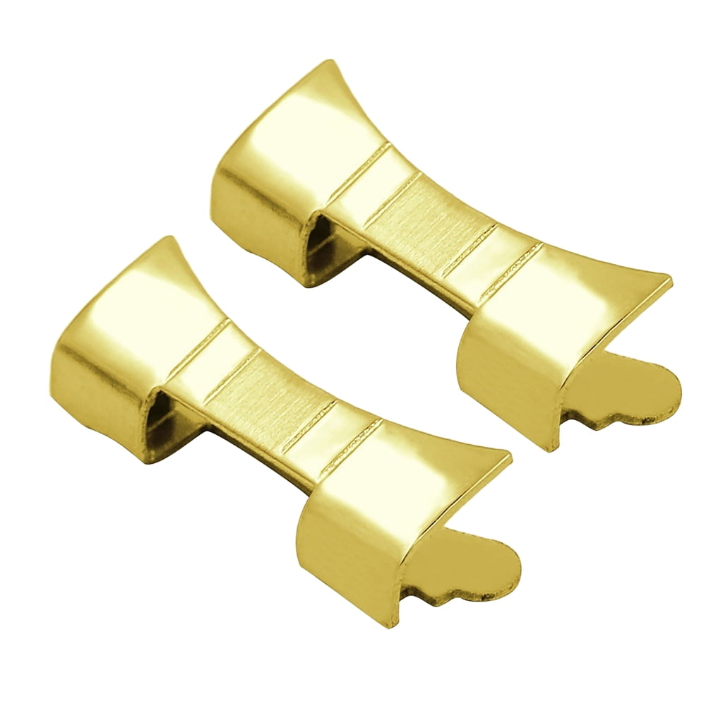 Misright 2pack Curved Ends Watch Band Connector Watch Strap Connector ...