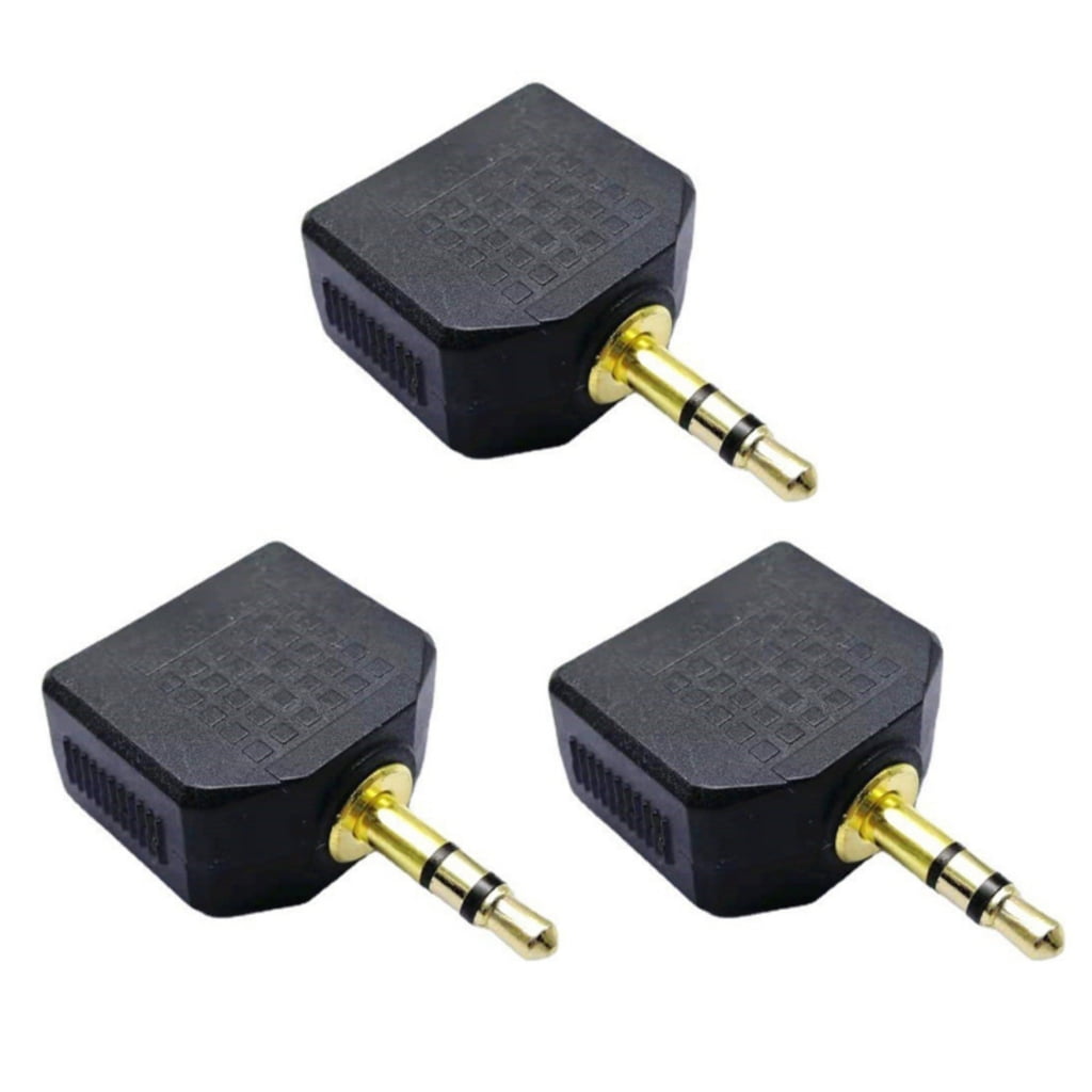 Misright 3.5mm Stereos Sound Splitter for Headphones and Speakers with ...