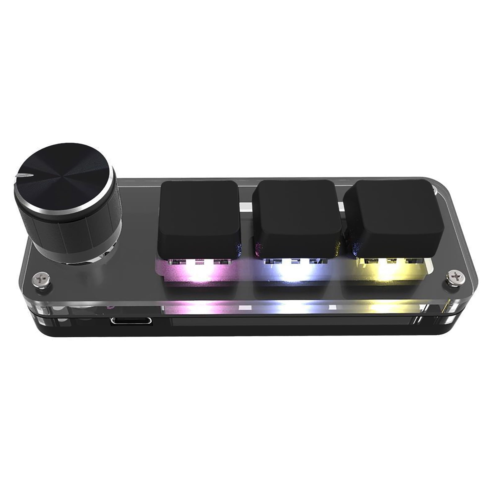 Misright 3-Key Gaming Keyboard, USB Mini 3-Key Keypad Mechanical Gaming ...