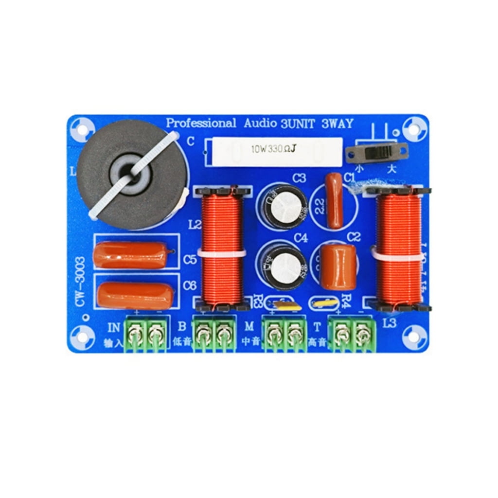 Misright 3 Way High Speaker Frequency Divider Sound Splitter Filter ...