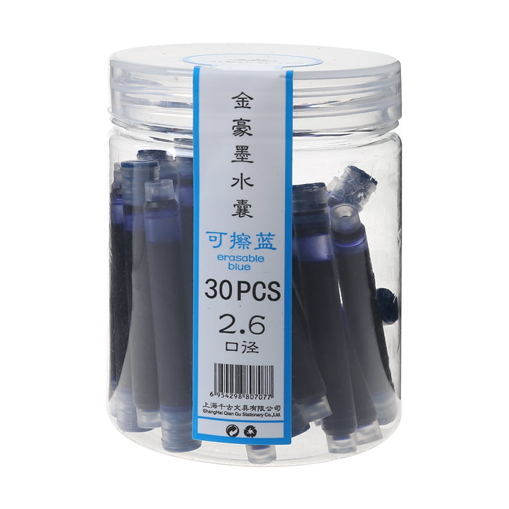 Misright 30pcs Jinhao Universal Black Blue Fountain Pen Ink Sac ...