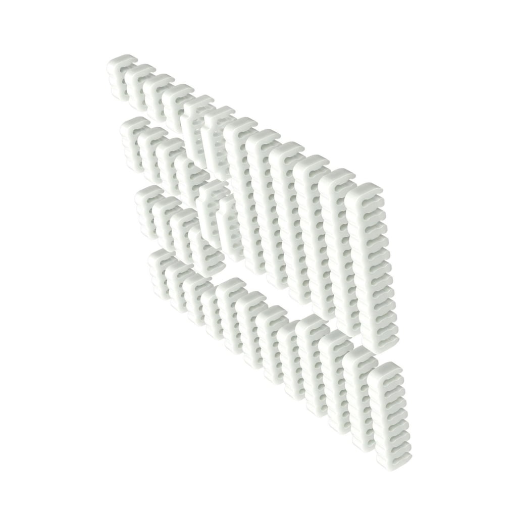 Misright 34Pcs Cable Management Combs for Power Wire Acrylic Computer ...