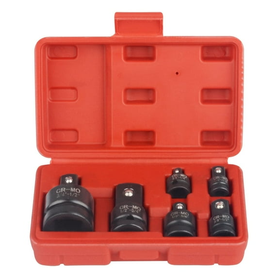 Misright 6 Piece Square Drives Impact Socket Adapter Reducer Set for ...