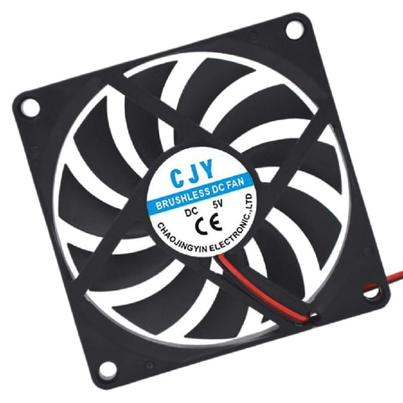 Misright 80mm 5V/24V Quiet Computer Fan PC Fan For Computer PC Case GPU ...