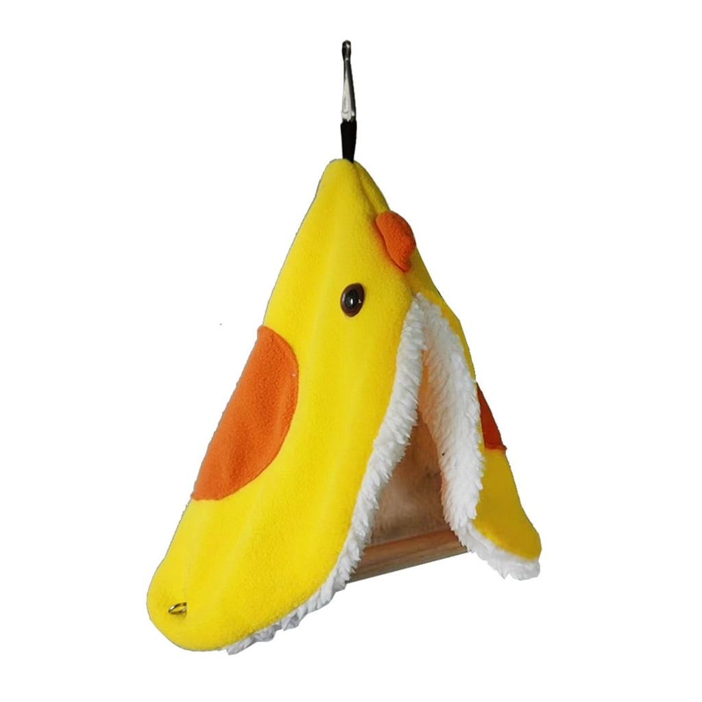 Misright Bird Perch Furry Cage Toy Swing Tent Parakeets Toy Bird ...