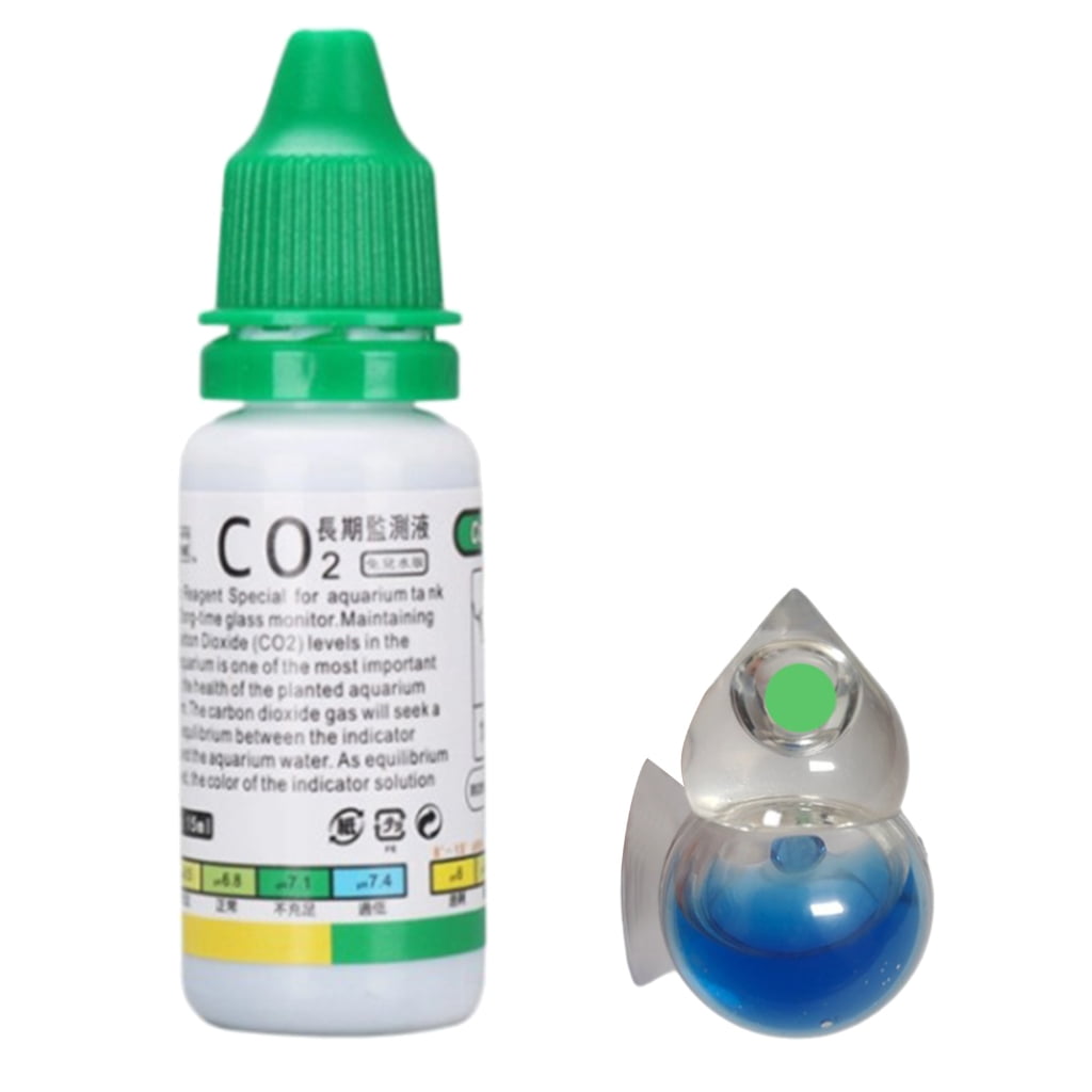 Misright CO2 Indicators CO2 Level Checker for Planted Tanks Gourd Shape ...