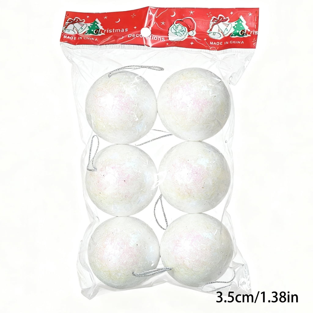 Misright Christmas Decoration Ball, Christmas Sequins Foam Ball ...