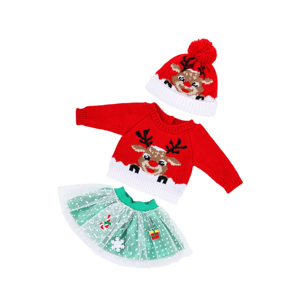 Misright Christmas Party Outfit For 22Inch Reborns Dolls Quick Change ...