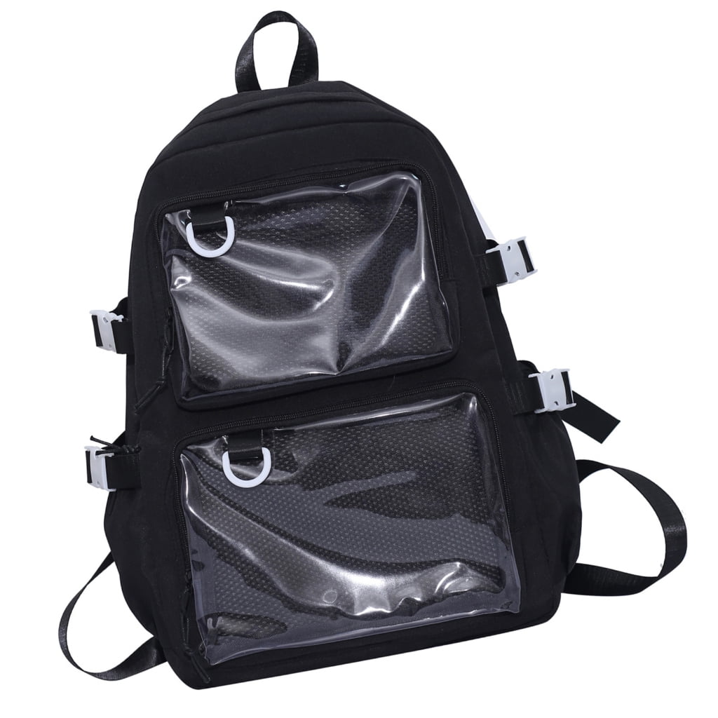 Misright College Student Backpack Japanese Anime Itabag Transparent ...
