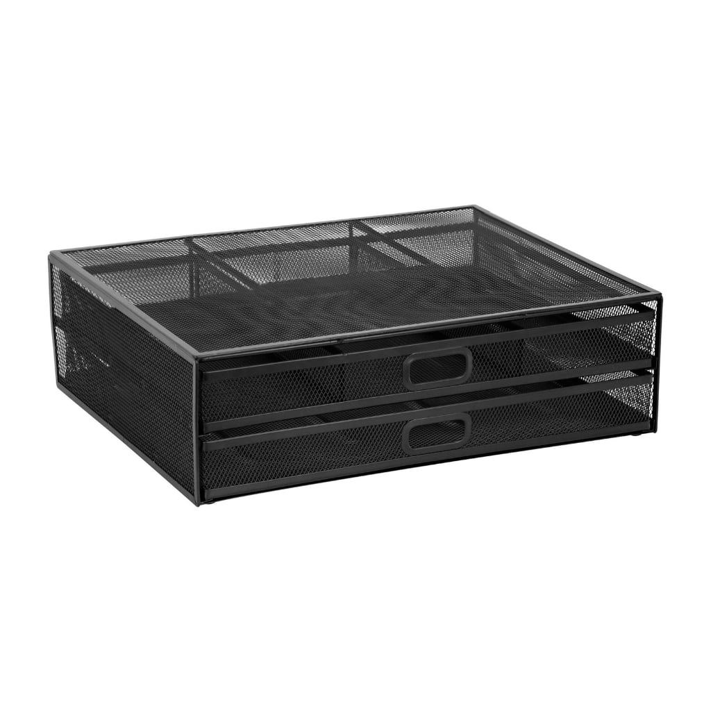Misright Computer Monitor Stand with Drawers Desk Organizers Desktop ...