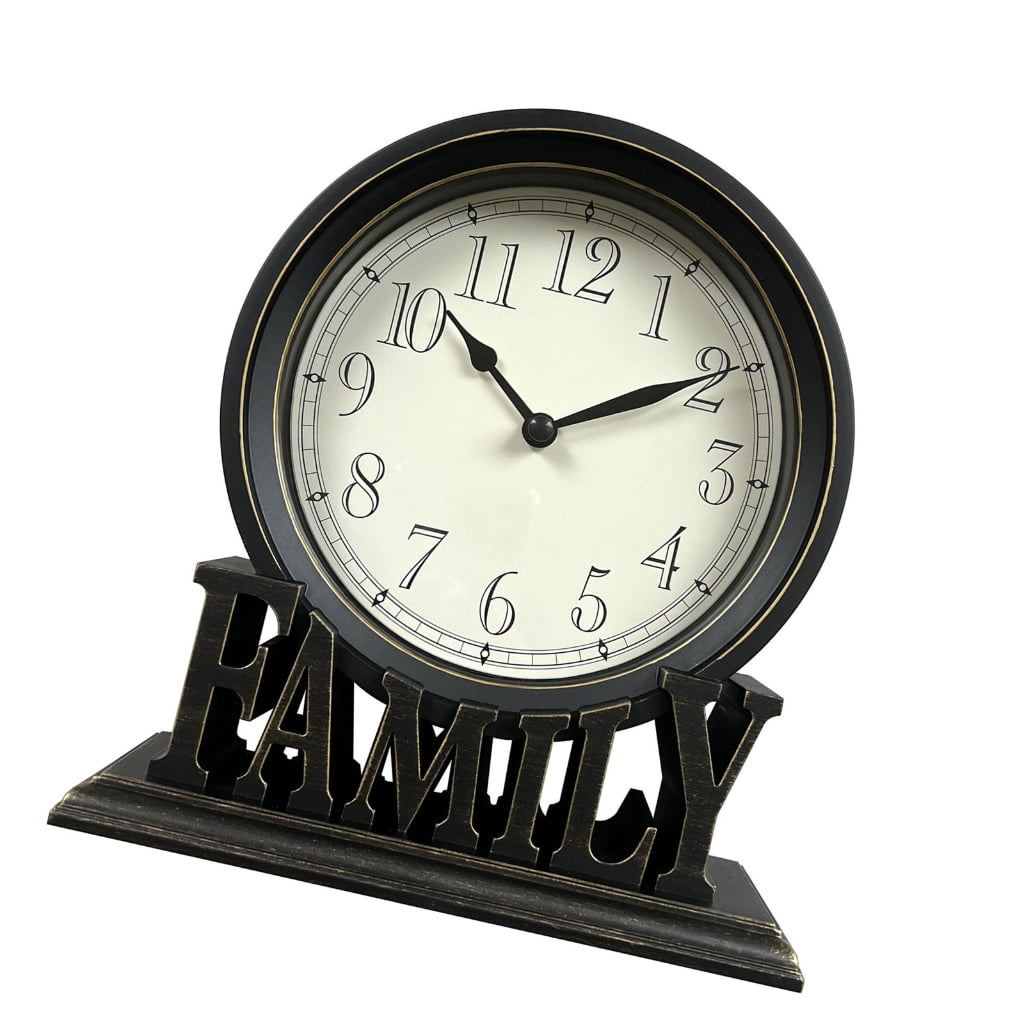 Misright Decorative Retro Table Clock Desktop Clock For Enhancing ...