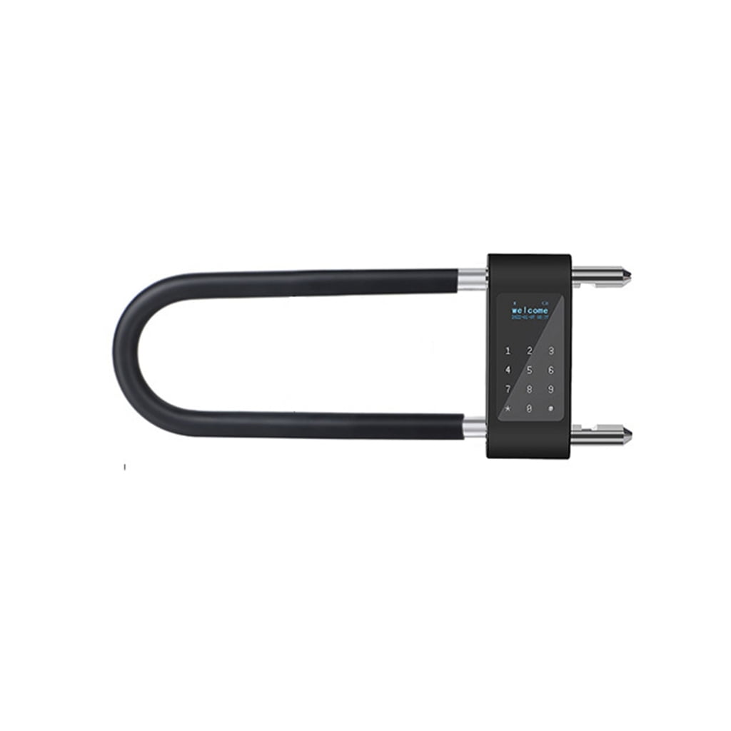 Misright Door Lock Rechargeable Glass Door Lock Support for APP Control ...