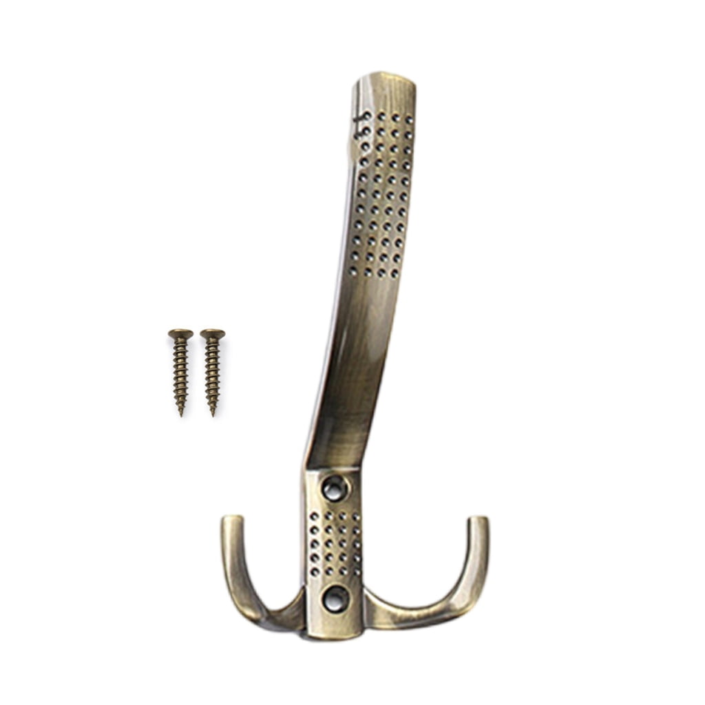 Misright Double Prong Hook Wall Mounted Coat Hook Towel Hanger Wall ...