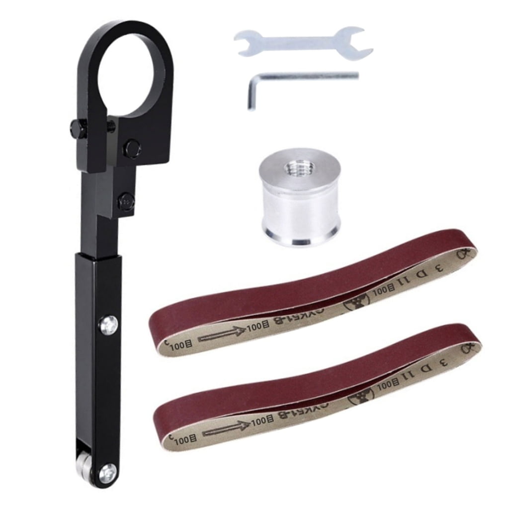 Misright Electric 100 Angles Grinder Modified to Belt Sander Sanding ...