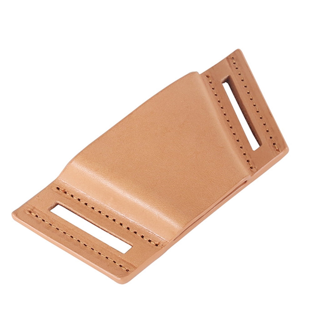 Misright Fishing Landing Net Holder Belt Mounted Leather Fishing Net ...
