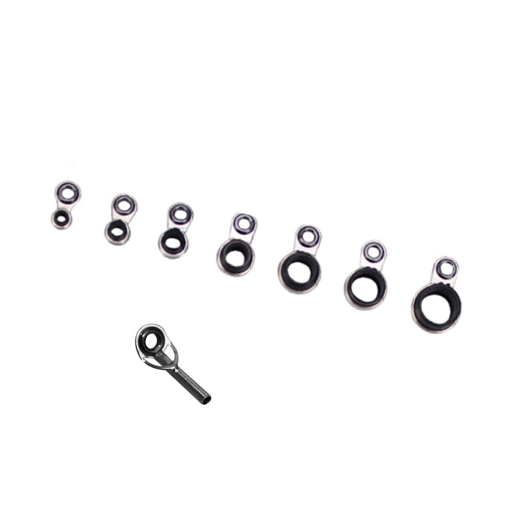 Misright Fishing Rod Guides Set Tip Repair Set Rod Repair Set Fishing ...