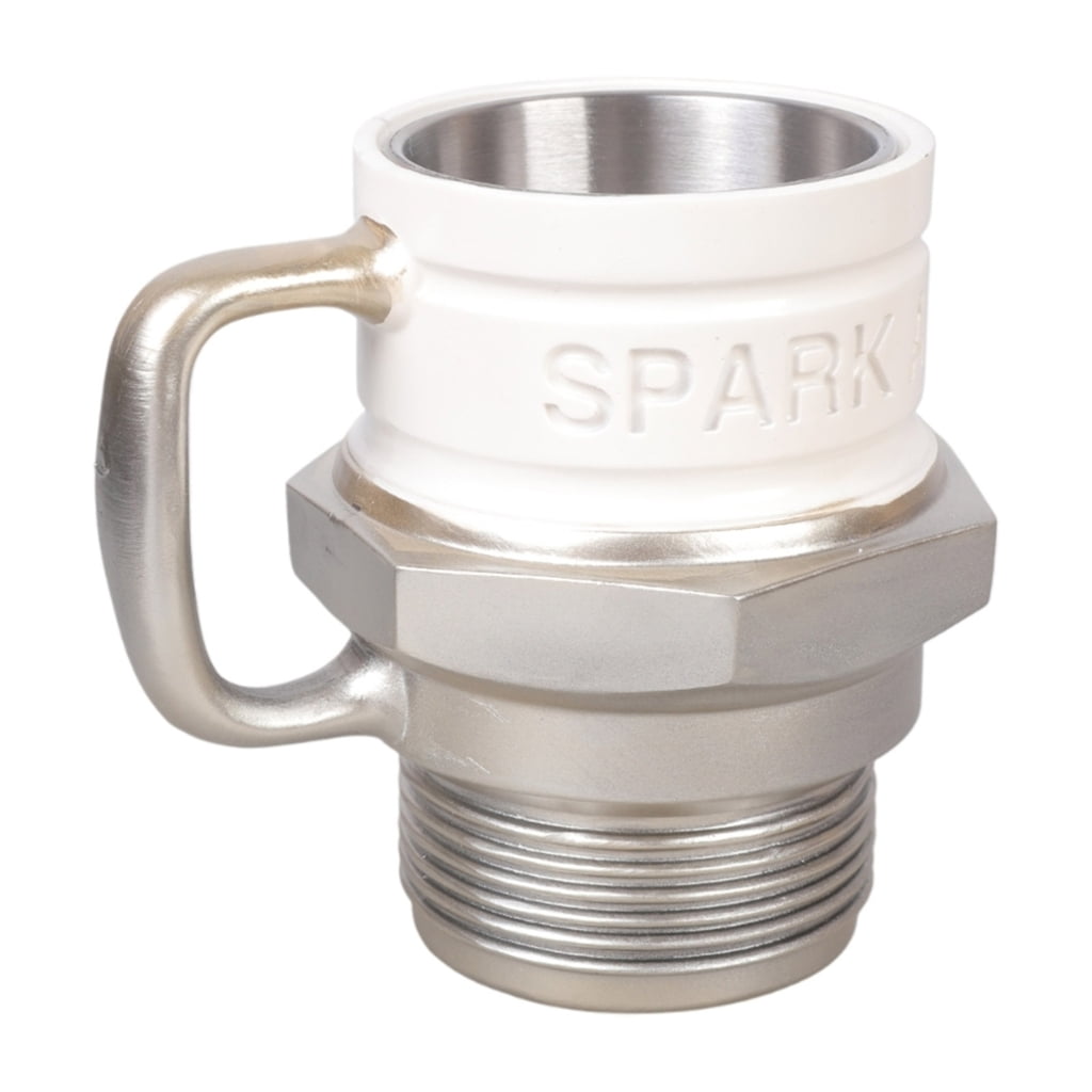 Misright Heat Retaining Resin Mug Spark Plugs Shape Cup for Office Or ...